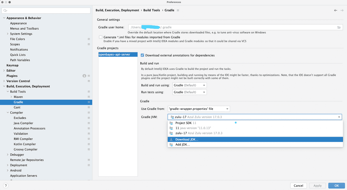 Java 版本从 11 更新到 17